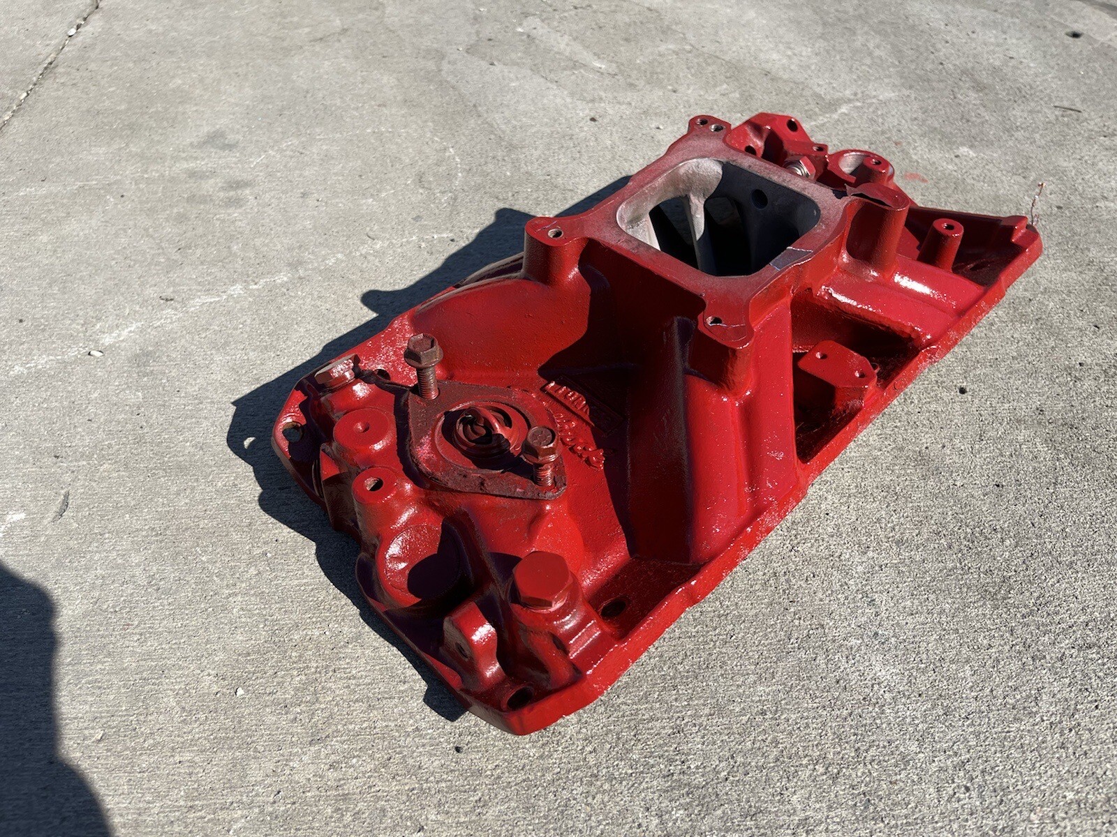 Edelbrock+2725+4bbl+Torker+Aluminum+Intake+Manifold+SBC+350+Chevy+28554 ...