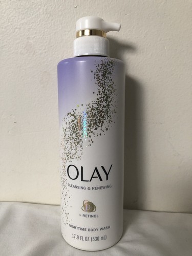 Olay Cleansing & Renewing Nighttime Retinol Body Wash with Vitamin B3 ...