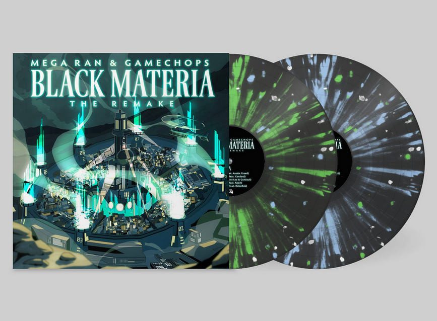 Black Materia: The Remake Mega Ran GameChops Splattered Black Vinyl ...