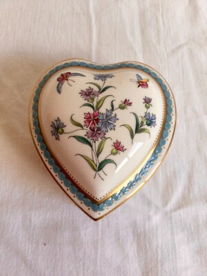 Small Spode heart shaped trinket box. | eBay UK