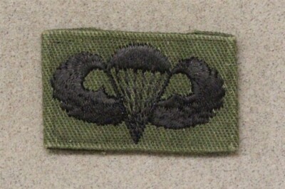 Army Cloth Badge 10343: Airborne Jump Wings, Basic - subdued | eBay