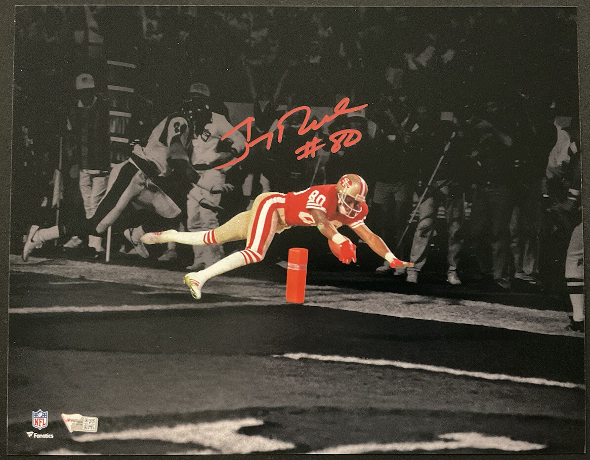 Jerry Rice Autographed Memorabilia | Signed Photo, Jersey, Collectibles ...