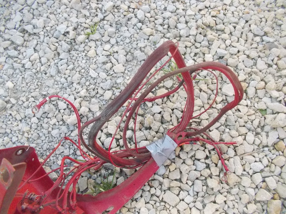 Farmall Cub LB IH Tractor dash panel wire harness / gas tank support ...
