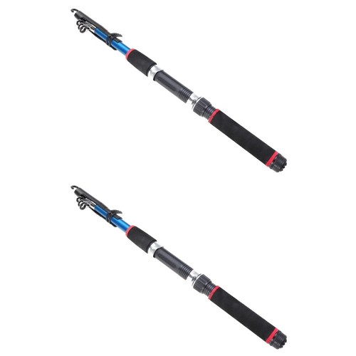 2pcs 2.1 Meters Universal Rod Carbon Fiber Fishing Rod Fishing ...