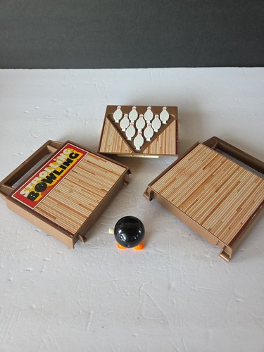 Tomy Strolling Bowling Table Top Game with Working Ball Set Vintage ...