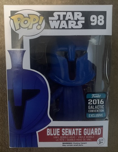 Funko POP! Star Wars #98 Blue Senate Guard (Galactic Covention ...