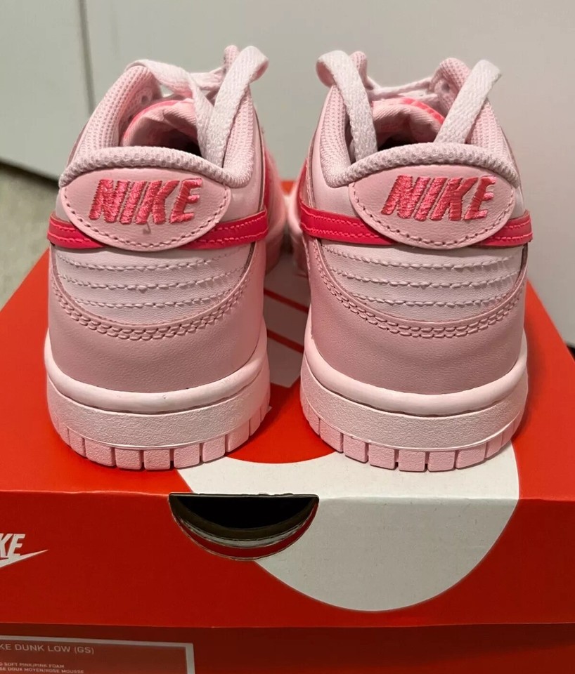 🔥 NIKE DUNK LOW TRIPLE PINK BARBIE DH9765-600 KIDS SIZES 4C-7Y NEW FAST ...