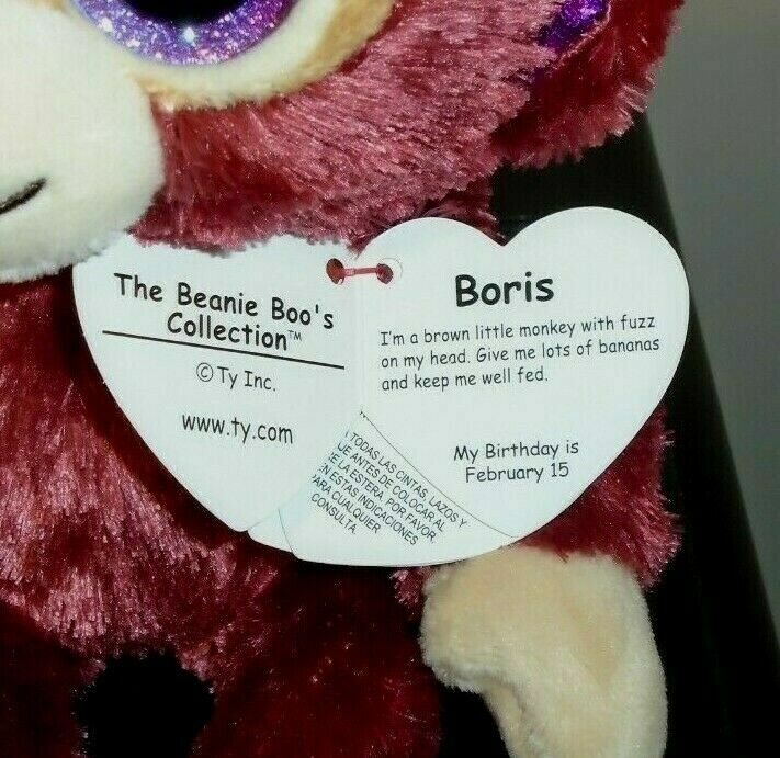Ty Beanie Babies 36182 Boos Boris The Monkey Boo 15cm for sale online ...