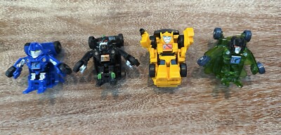 Transformers Lot of 4 Bot Shots Mini Action Figures Robots Hasbro Tony ...