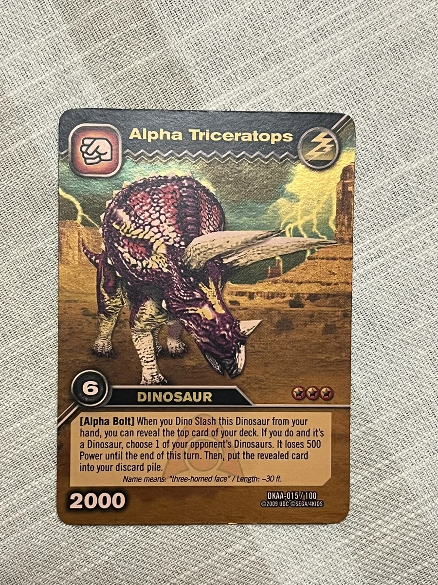 Dinosaur King Alpha Triceratops