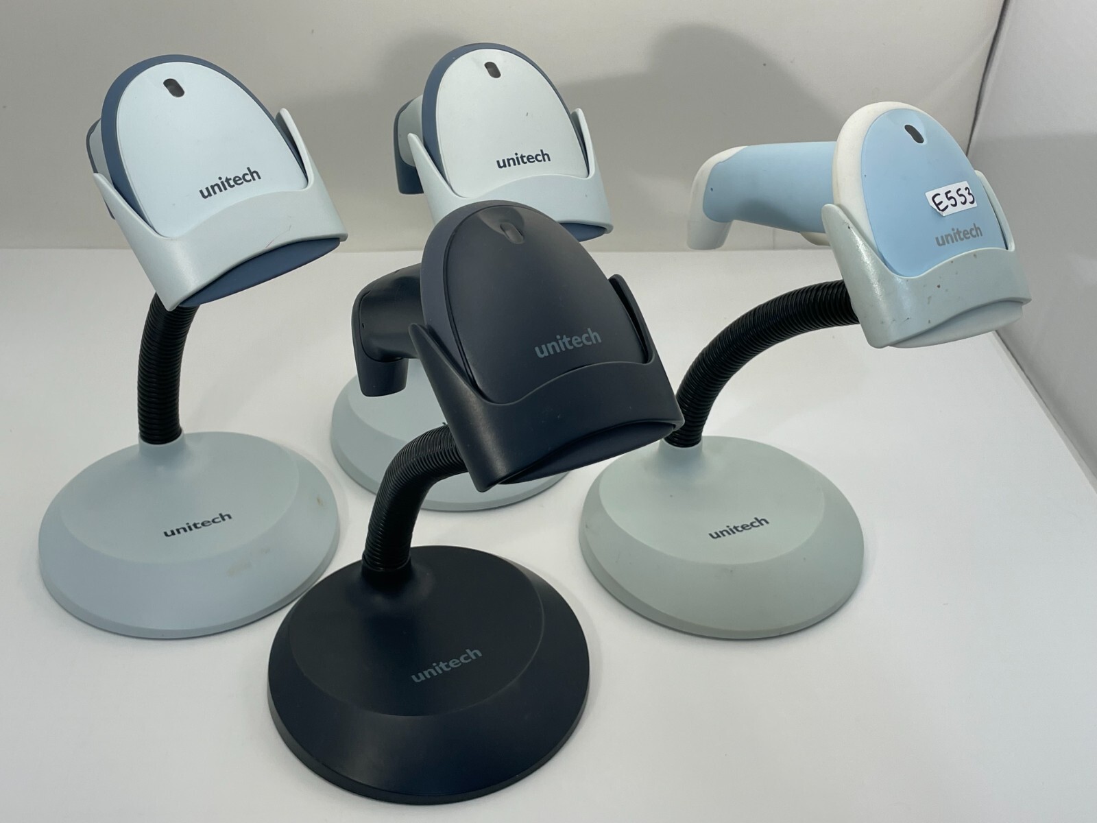 Mixed Lot 5 Unitech 1 Metrologic Barcode Scanners with 6 USB and 4 ...