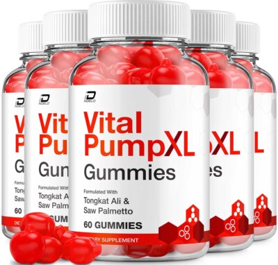 (5 Pack) Vital Pump XL Keto ACV Gummies Supplement – VitalPumpXL ACV ...