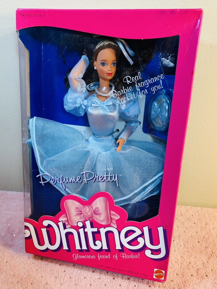 Vintage Mattel 80s Perfume Pretty Whitney Barbie Doll Gorgeous 1987 ...