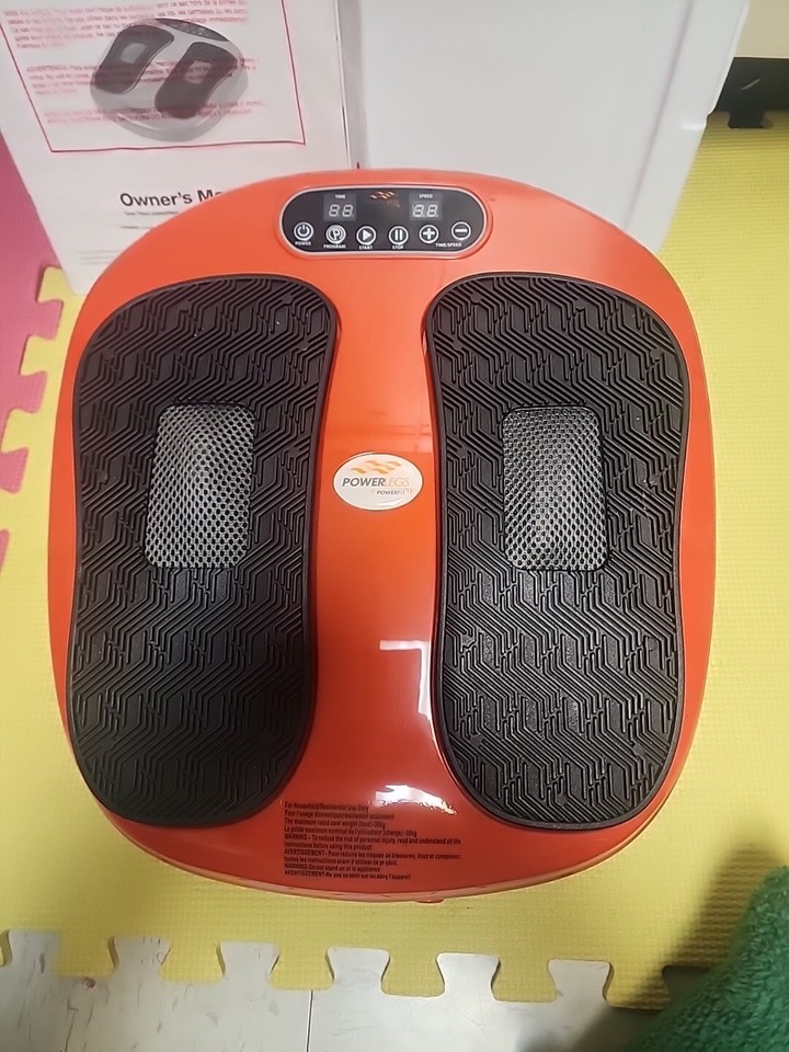 Powerfit PowerLegs Power Legs Vibration Foot Massager W/ Power Supply ...