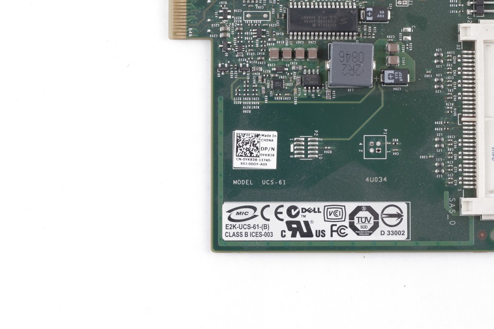 DELL PERC 6IR SAS RAID CONTROLLER // YK838 // FREE SHIPPING | eBay