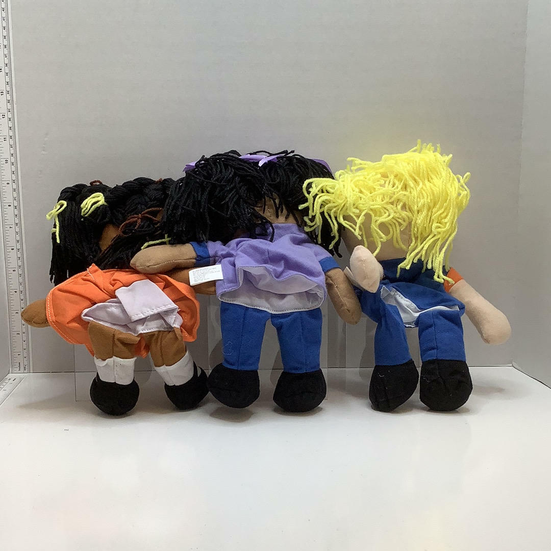 Multicultural Ethnic Happy Kids Plush Toy Diversity Hand Puppets 8 Pcs ...