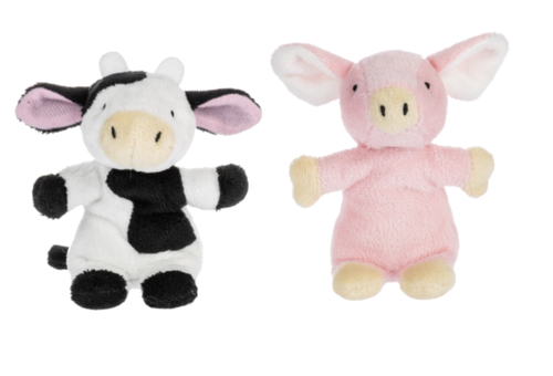 Baby Ganz Farm Cow, Pig, Horse Learn & Play Peekaboo & Counting Plush ...