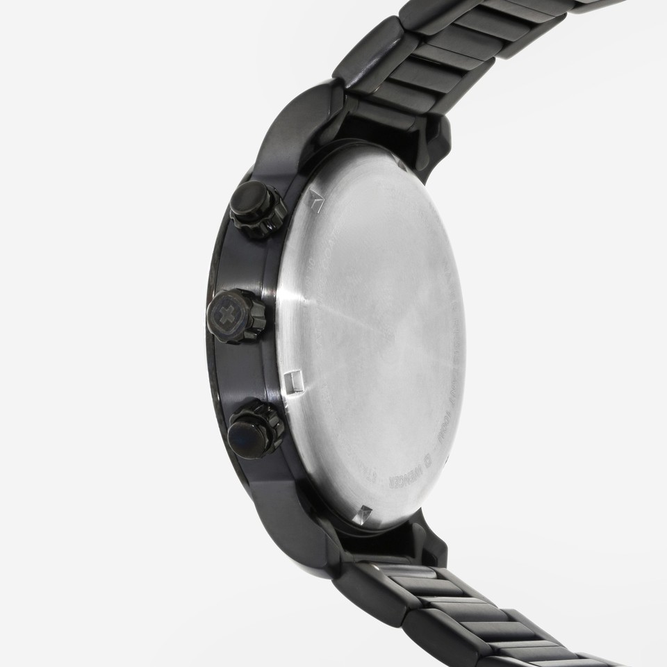 Wenger Swiss Army Men's 01.1543.115 Attitude Chronograph Black Dial ...