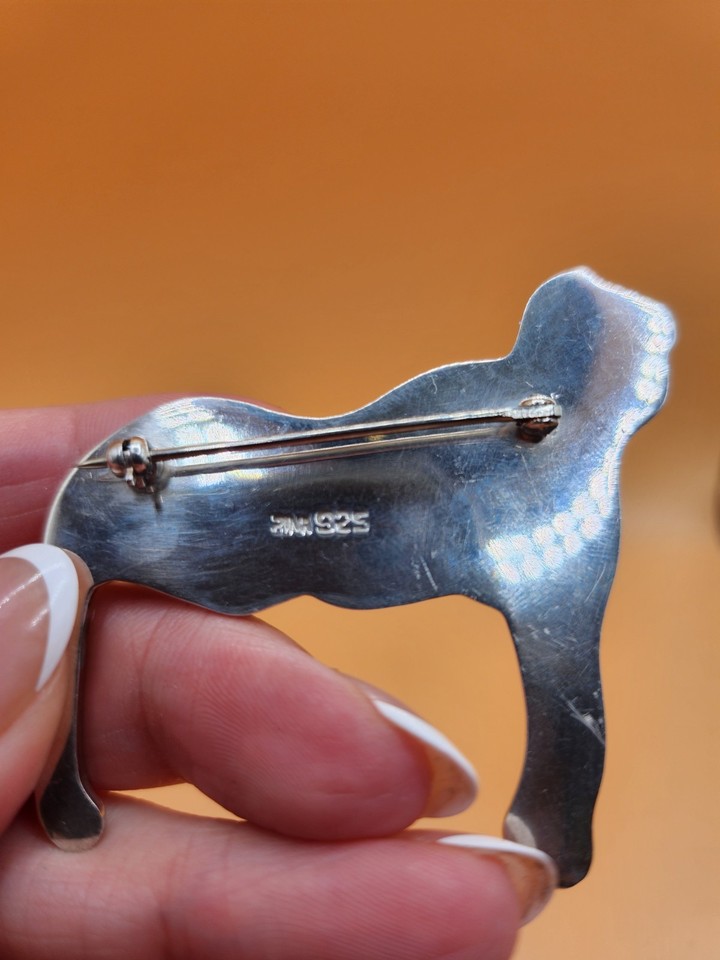 Vintage ZINA Beverly Hills 925 Sterling Silver Leopard Panther Cat Pin ...