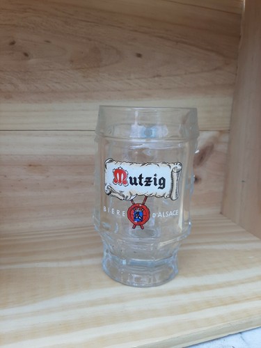 Chope A BIÈRE Mutzig Bière d'Alsace contenance 0.25 l | eBay