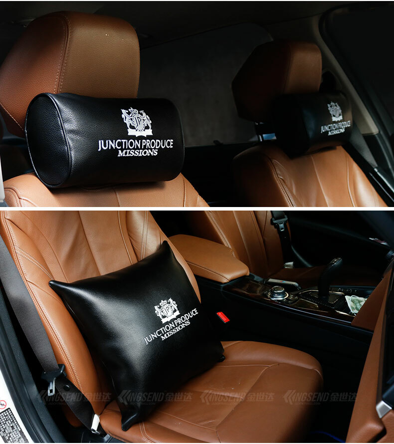2x Black JP JUNCTION PRODUCE VIP Style JDM Car Neck Pillow Headrest ...