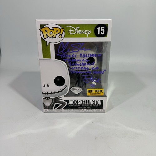Funko Pop! Disney - Jack Skellington #15 Autographed Signed Hot Topic ...