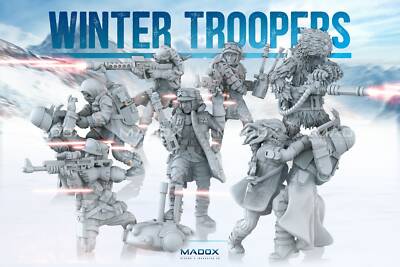 Winter Troopers Squad - MADOX | Legion compatible - Imperial Assault | eBay