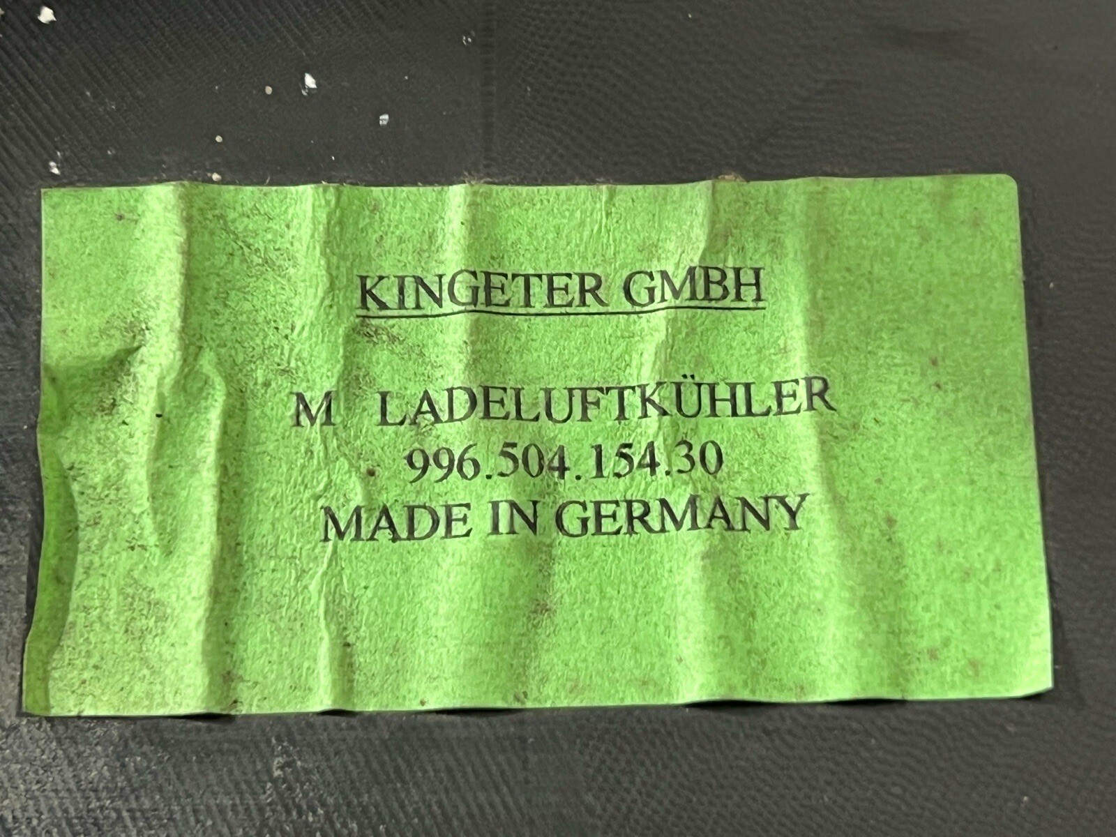 8600MLS Porsche 996 M96/70 GT2 X50 POWER KIT OEM M96.70 2004 COMPLETE ...