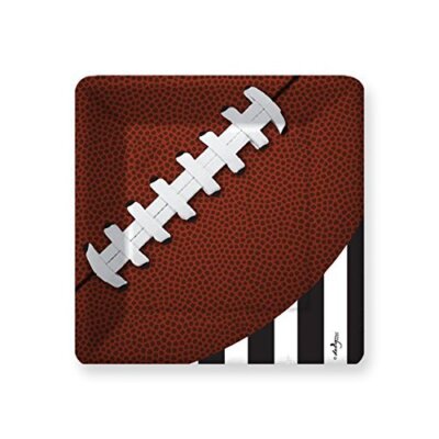 Football Touchdown Salad/Dessert Paper Plates | eBay