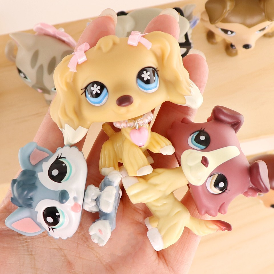17 Lot Pet Shop LPS Dogs and Cats Collectable & Accessories Rare lps ...