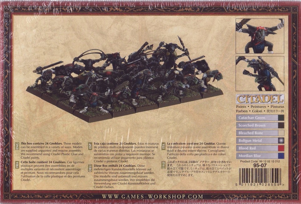 Warhammer Ogre Kingdoms Gnoblar Fighters 95-07 FACTORY SEALED ...
