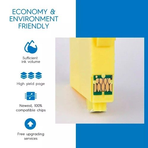 20 x NoN-OEM 254XL 252XL Ink w CHIP for Epson WF 3620 WF-7710 WF-7720 ...