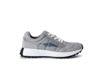 NEW Avia Grey Retro Trainer Memory Foam Lace Up Athletic Shoe/Sneaker ...