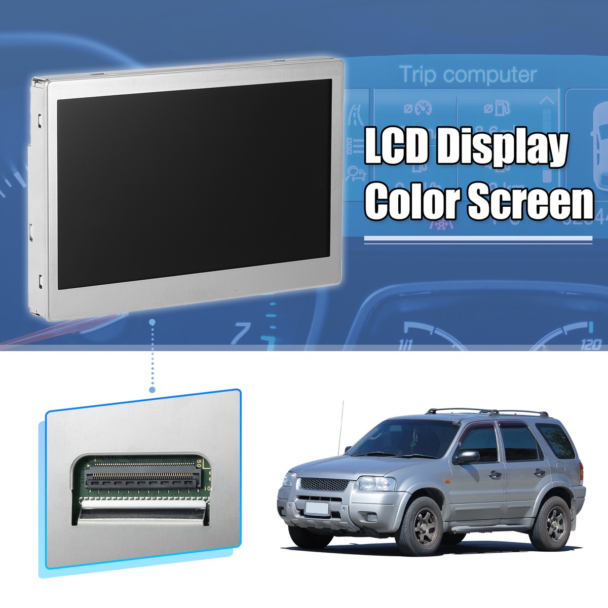 Escape Screen LCD Display Color Screen Compatible With 2014-2016 Ford ...
