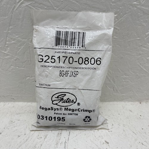 Hydraulic Coupling / Adapter Gates G25170-0806 for sale online | eBay