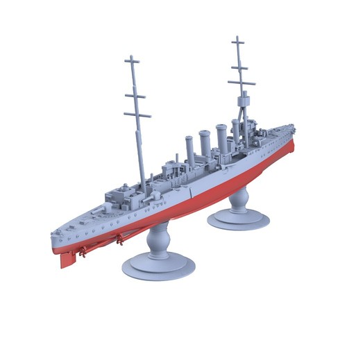 1/2400 HMS Weymouth Class Light Cruiser Full Hull Military Model Kit ...