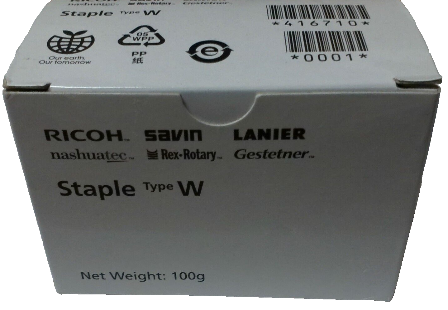 Genuine OEM Ricoh Staple Type W 416710 for sale online | eBay