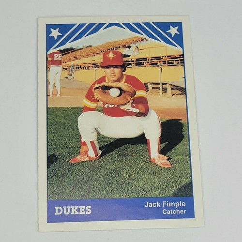 1983 Albuquerque Dukes TCMA Minor League #11 Jack Fimple | eBay