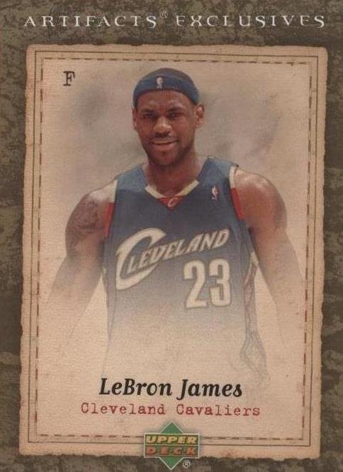 2007-08 Upper Deck Artifacts - Artifacts Exclusives LeBron James #222 ...