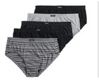 Men's Equipo SMALL -5-Pack Low Rise Briefs (Gray-Black) No Fly Cotton ...