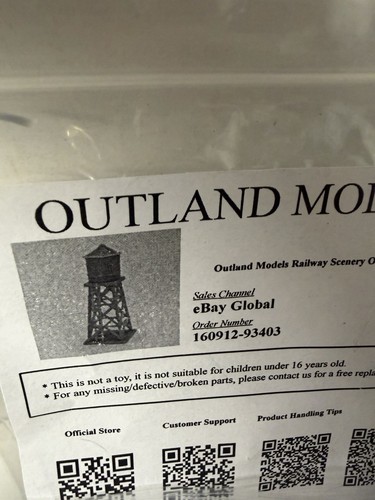 Lot Of 5 Outland Model Kits N Scale Gallows Water Tower Windmill Church ...