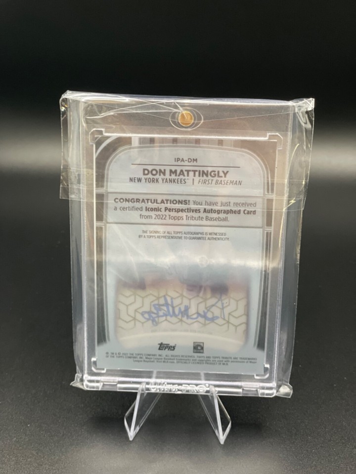2022 TOPPS Don Mattingly AUTO 7/10 | eBay