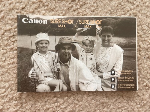 Canon Sure Shot Max/Sure Shot Max Date Instruction Manual English ...
