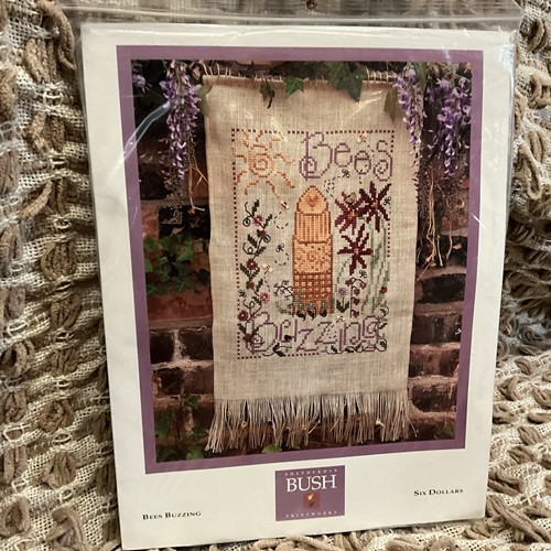 Shepherd’s Bush “Bees Buzzing”Counted Cross Stitch Pattern With Buttons ...