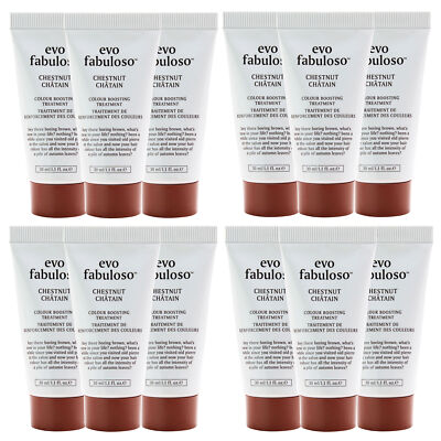 EVO Fabuloso Colour Boosting Treatment Cream Hair Color Chestnut 1.1oz ...
