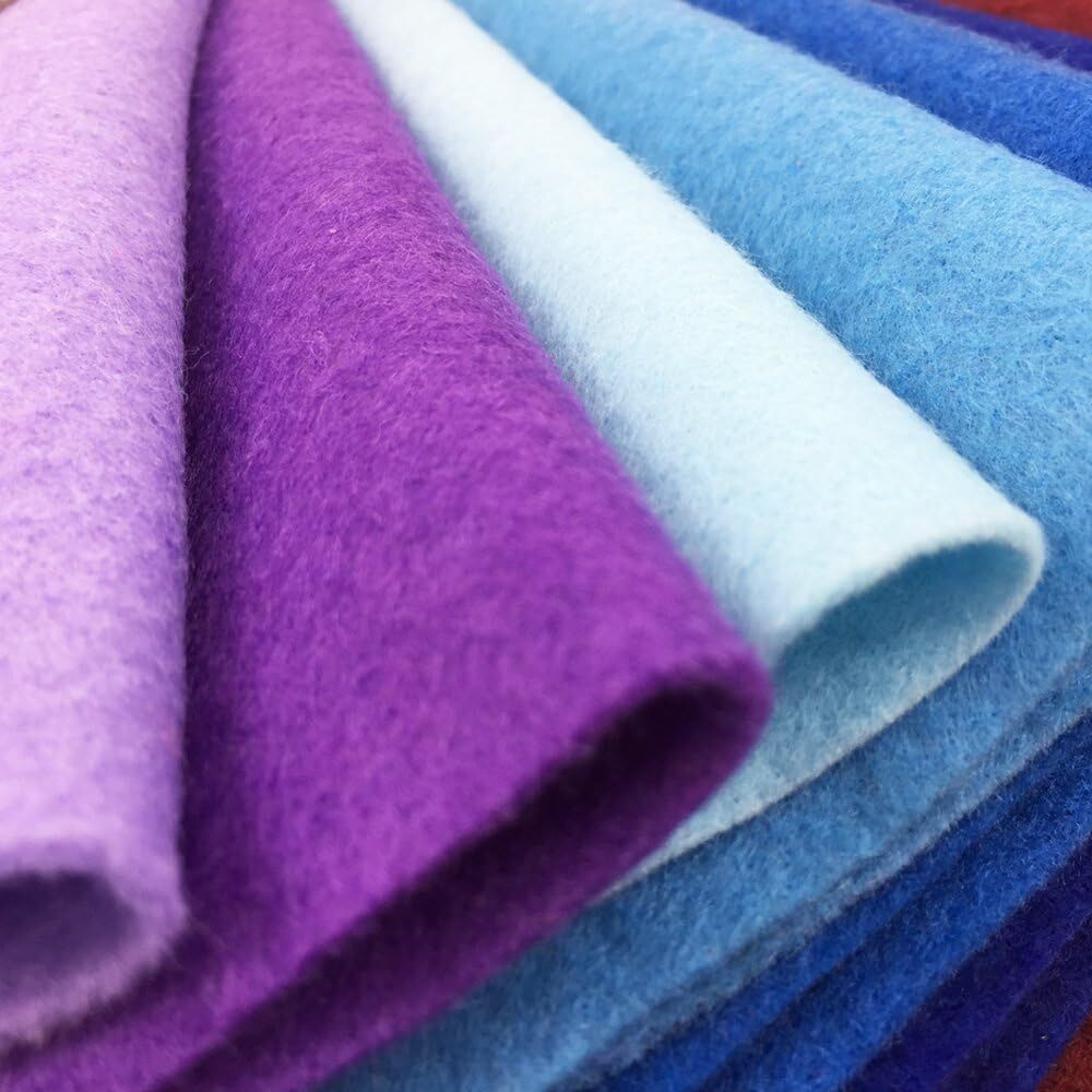 28Pcs Thick 1.4Mm Soft Felt Fabric Sheet Assorted Color Felt Pack DIY ...