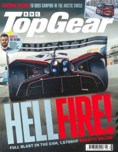 UK BBC Top Gear Magazine: #395, Bugatti Bolide, Mate Rimac, Maserati ...