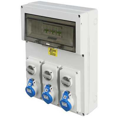 18TH EDITION CAMPSITE ELECTRIC HOOK UP BOXES 1 WAY - 3 WAY CARAVAN HOOK ...