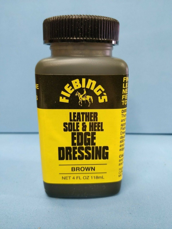 Fiebing's Leather Sole & Heel Edge Dressing (118 ml / 4 oz) | eBay