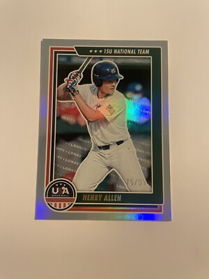 Free Ship 2022 USA Baseball Stars & Stripes Henry Allen SP Holo Silver ...